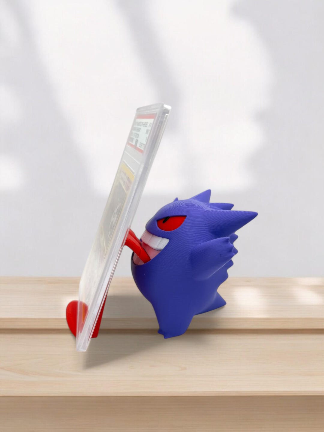 Gengar PSA Card Slab Tongue Display Stand Top Holder for Purple Spooky ...