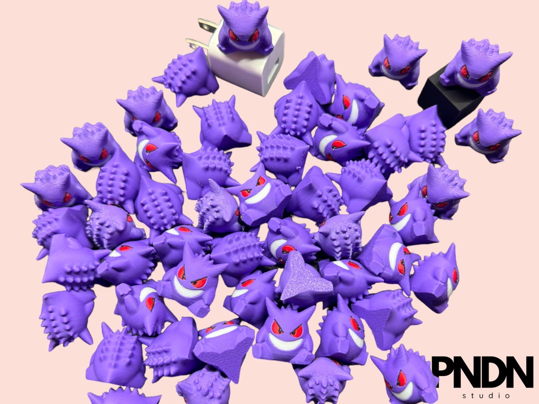 Gengar Minifigure Chibi Figurine, Desktop Buddy Kawaii Pokémon Charm ...