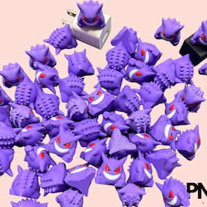 Gengar Minifigure Chibi Figurine, Desktop Buddy Kawaii Pokémon Charm ...