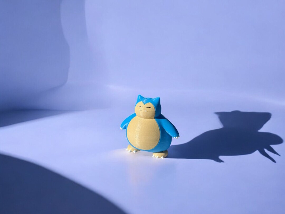 Snorlax Minifigure 3D Printed (small - 2 Inch) Pocket-sized Pokemon - Etsy
