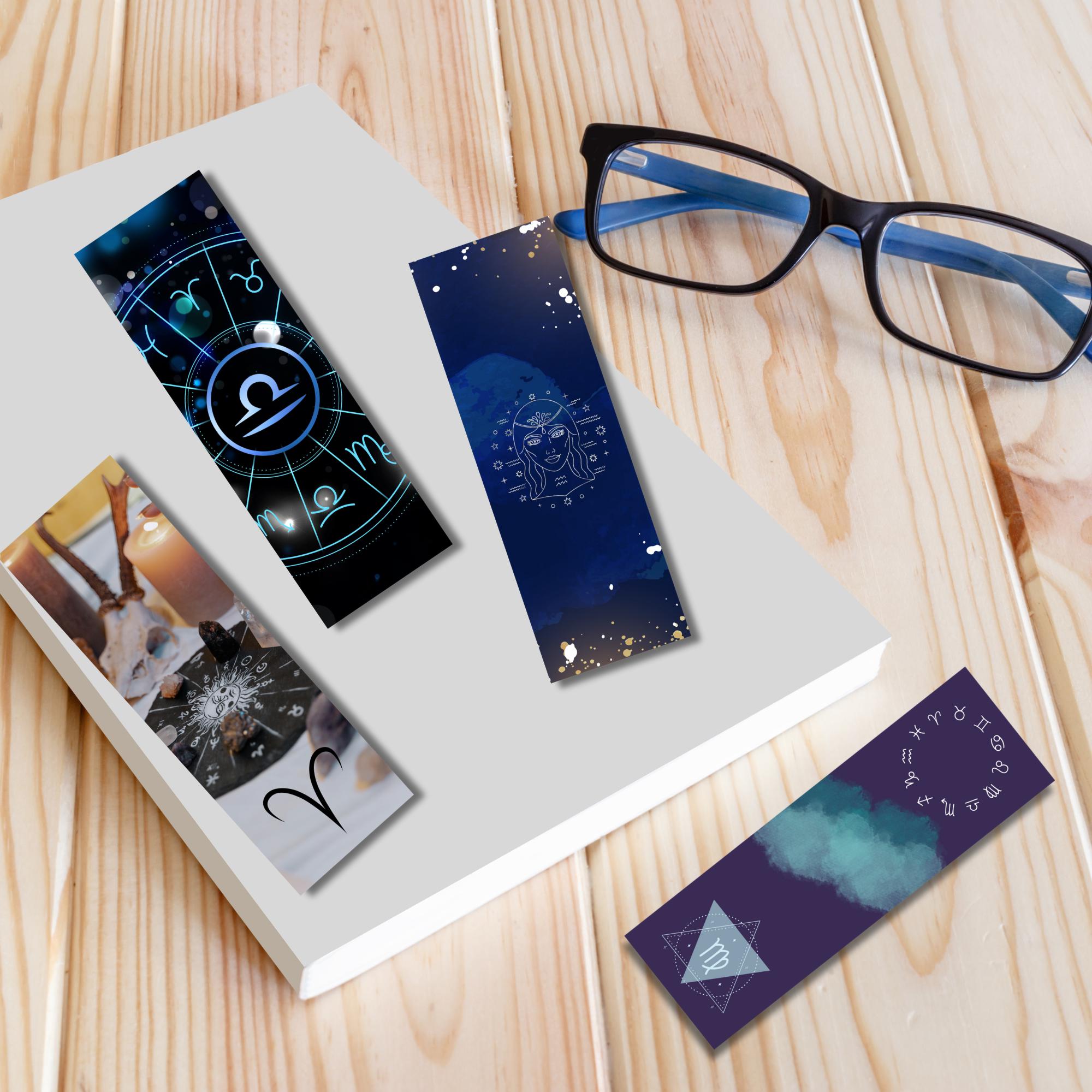 120 Zodiac Sign Printable Bookmarks | Astrology Bookmark Bundle ...