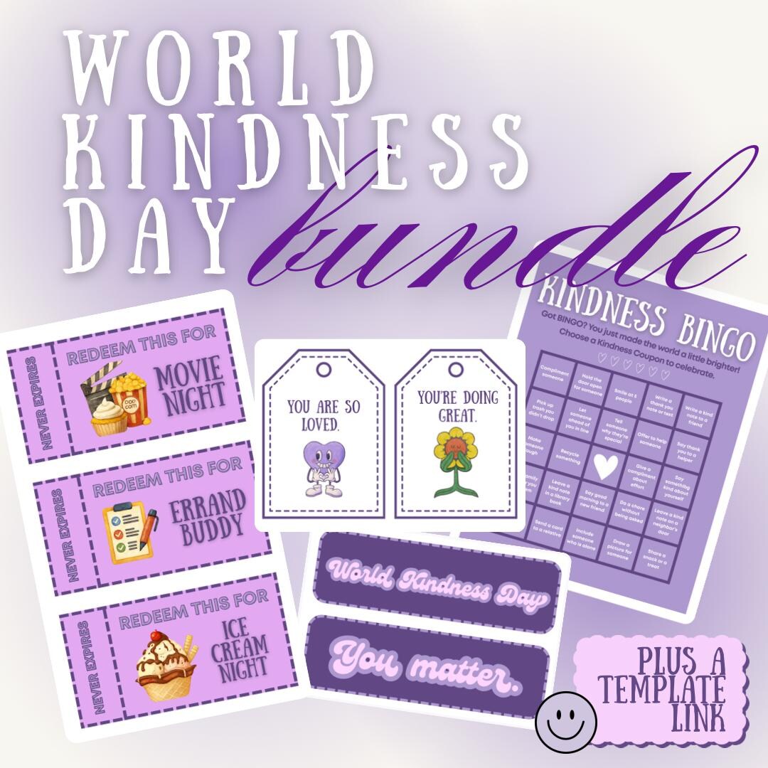 Kindness Printable Bundle | Anytime Kindness Activities | Coupons ...