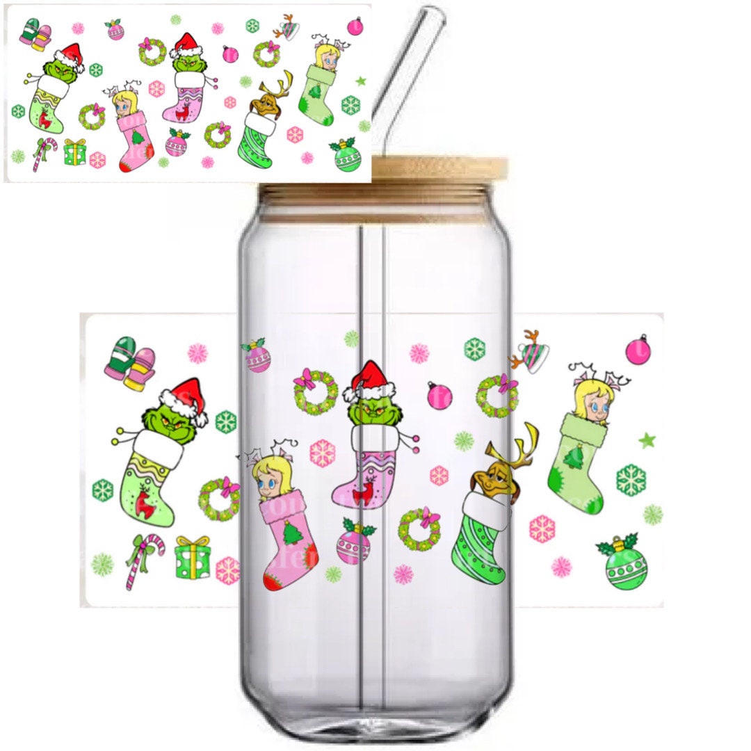 Grinch and Friends Stockings Snow Globe - Etsy