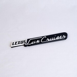 Lux Cruiser Emblem: Lexus LX570 & Land Cruiser 200 Tailgate or Side ...