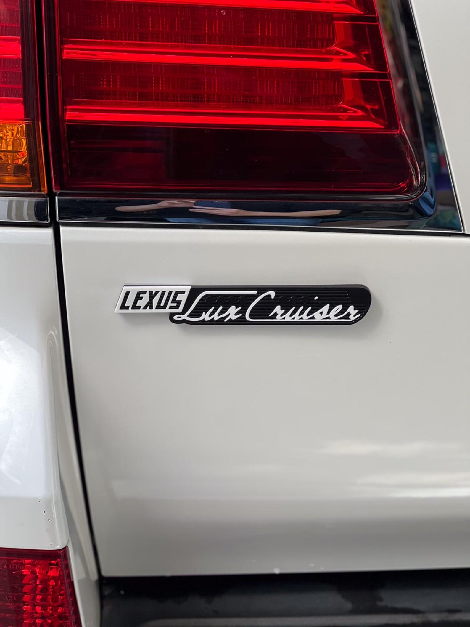 Lux Cruiser Emblem: Lexus LX570 & Land Cruiser 200 Tailgate or Side ...