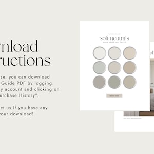 Soft Neutral Whole House Paint Color Palette | Interior Paint Colors ...