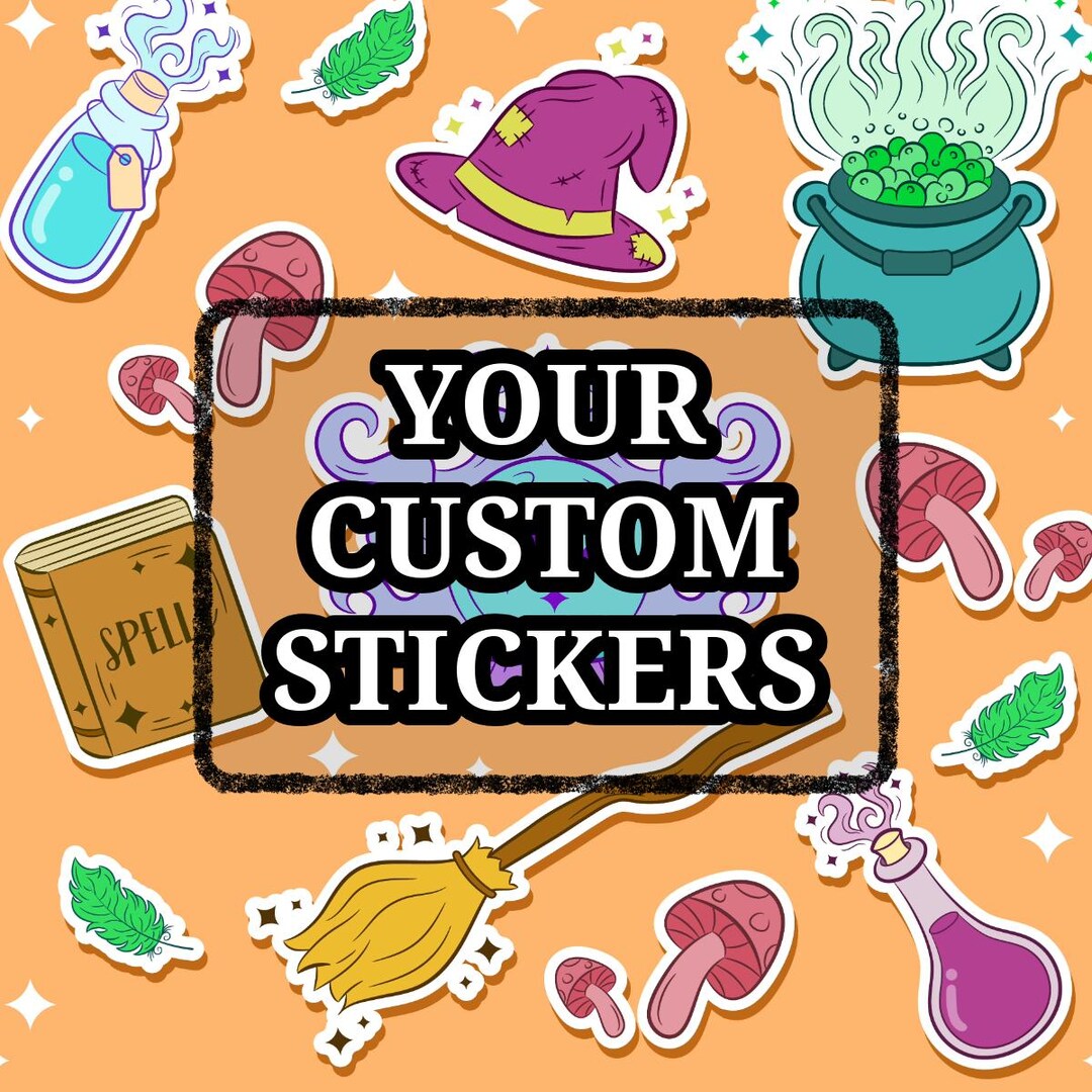 PERSONALIZED CUSTOM STICKERS | Your Photo, Logo, or Design Into Die-cut ...
