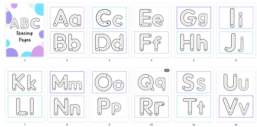 Fun and Educational ABC Tracing Pages for Kids - Learn Letters With ...
