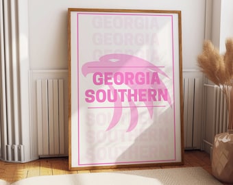 Statesboro GA Digital Download, Eagles Wall Art, College Poster ...