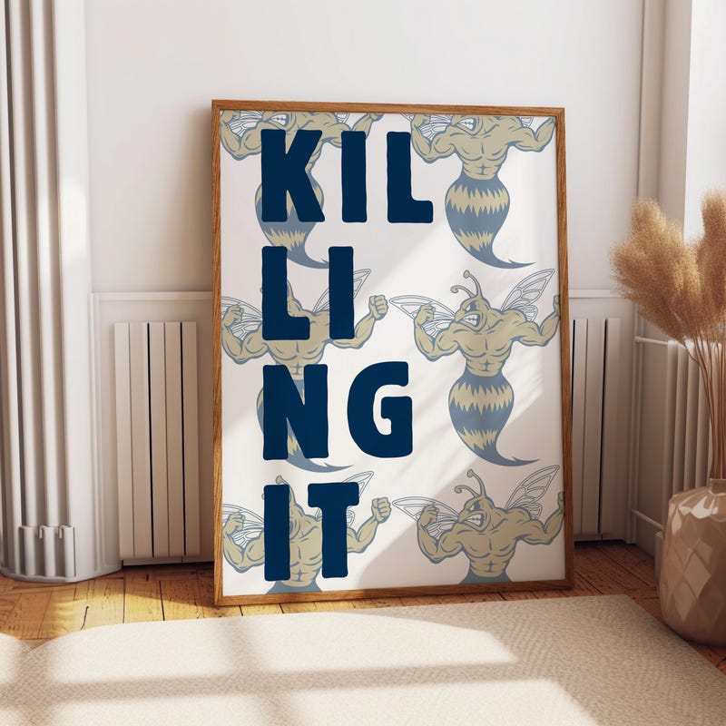 Georgia Tech Art - Etsy