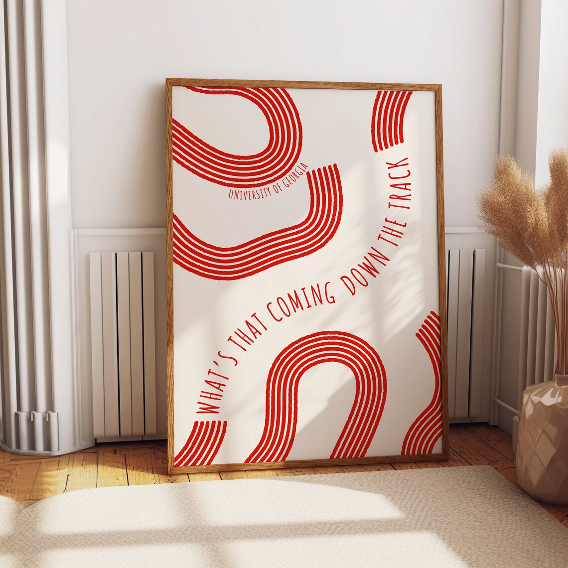 Athens GA Art Print, Athens Digital, College Poster, University of ...