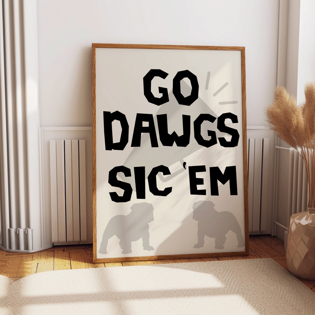 Athens GA Art Print, Athens Colorful Wall Art, College Poster ...