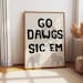 UGA Digital Download, UGA Wall Art, College Poster, University of ...