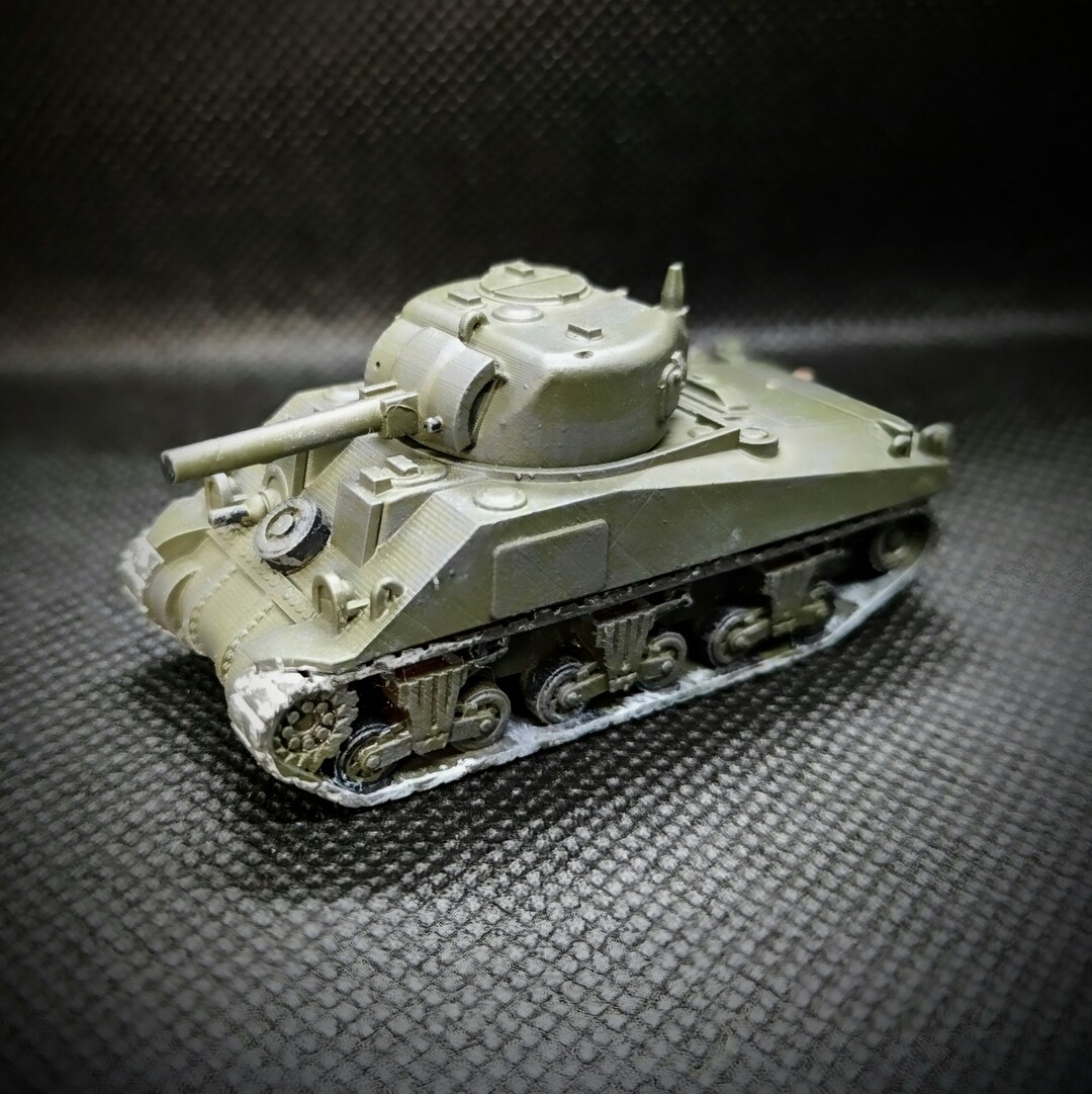 Sherman V Hand-painted Model - Multiple Scales Available - Etsy