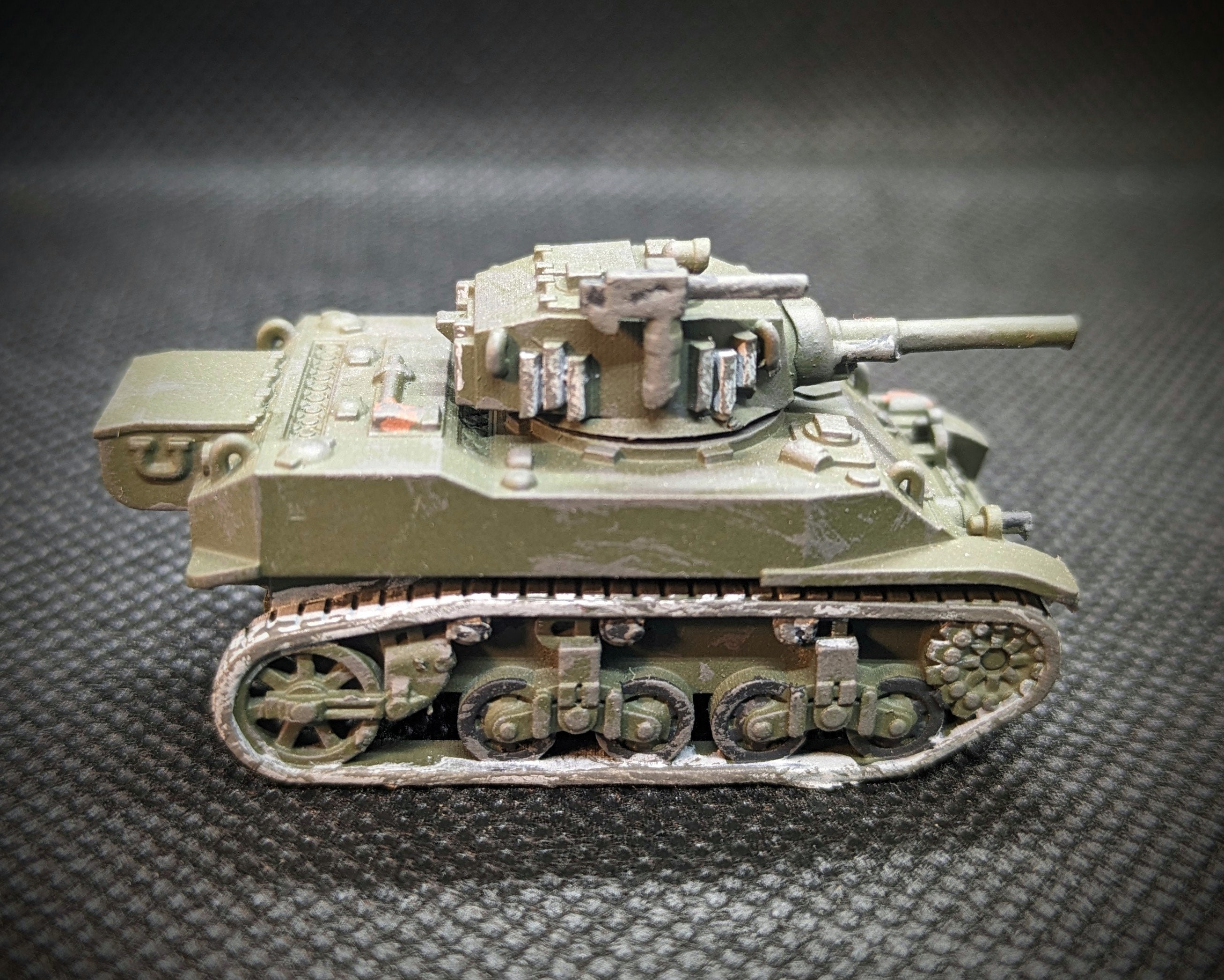 M5 Stuart 15mm/1:100 Hand-painted Scale Model - Etsy