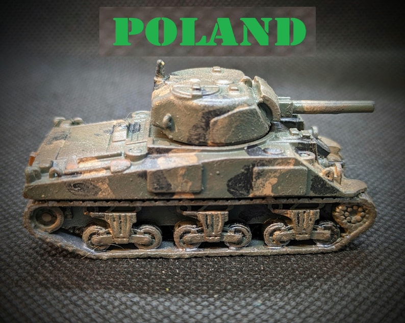 Sherman V Hand-painted Model - Multiple Scales Available - Etsy