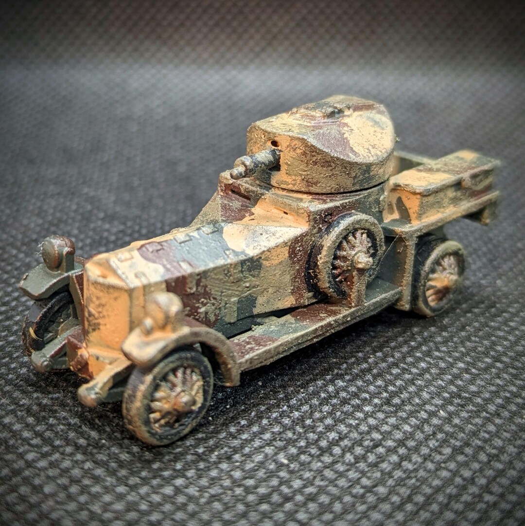 Rolls-royce Armoured Car 15mm/1:100 Hand-painted Scale Model - Etsy