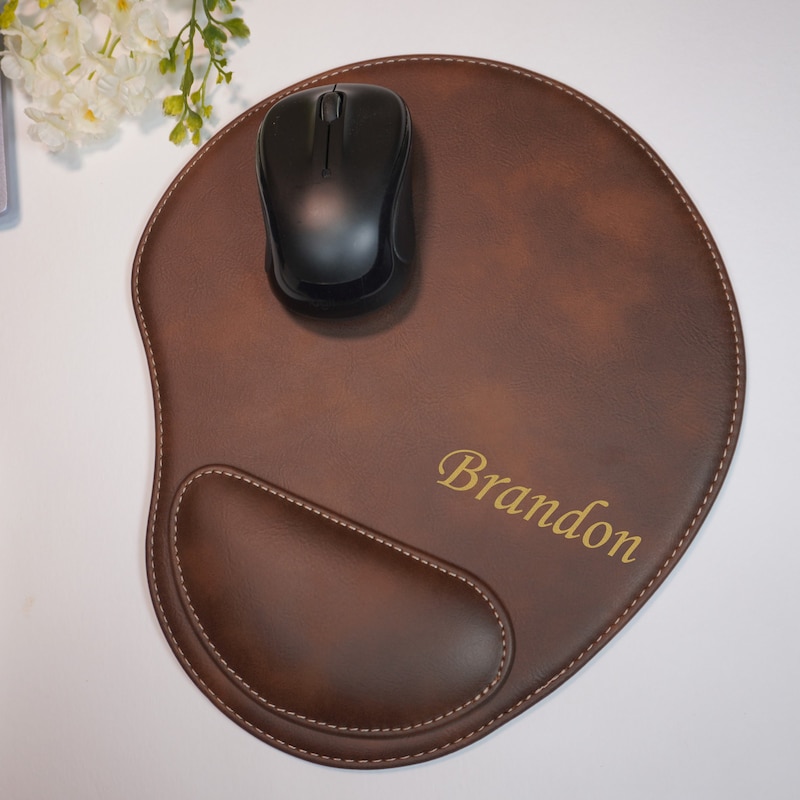 Leather Mouse Pad - Etsy