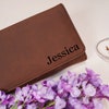 Custom Pocket Notebook With Pen, Refillable Personalized Leather ...