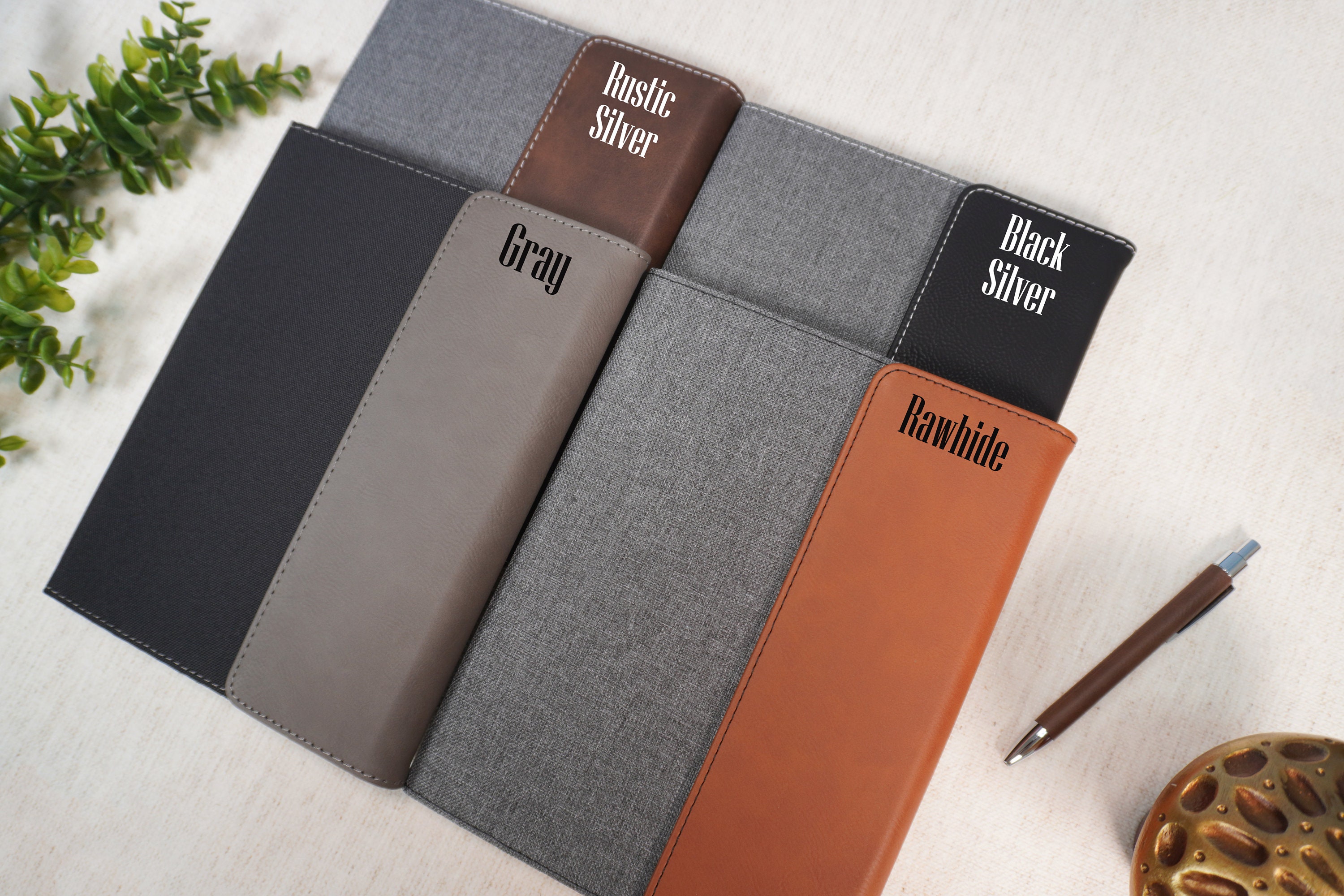 Custom Leather Portfolio, Office Gift for Her, Personalized Padfolio ...
