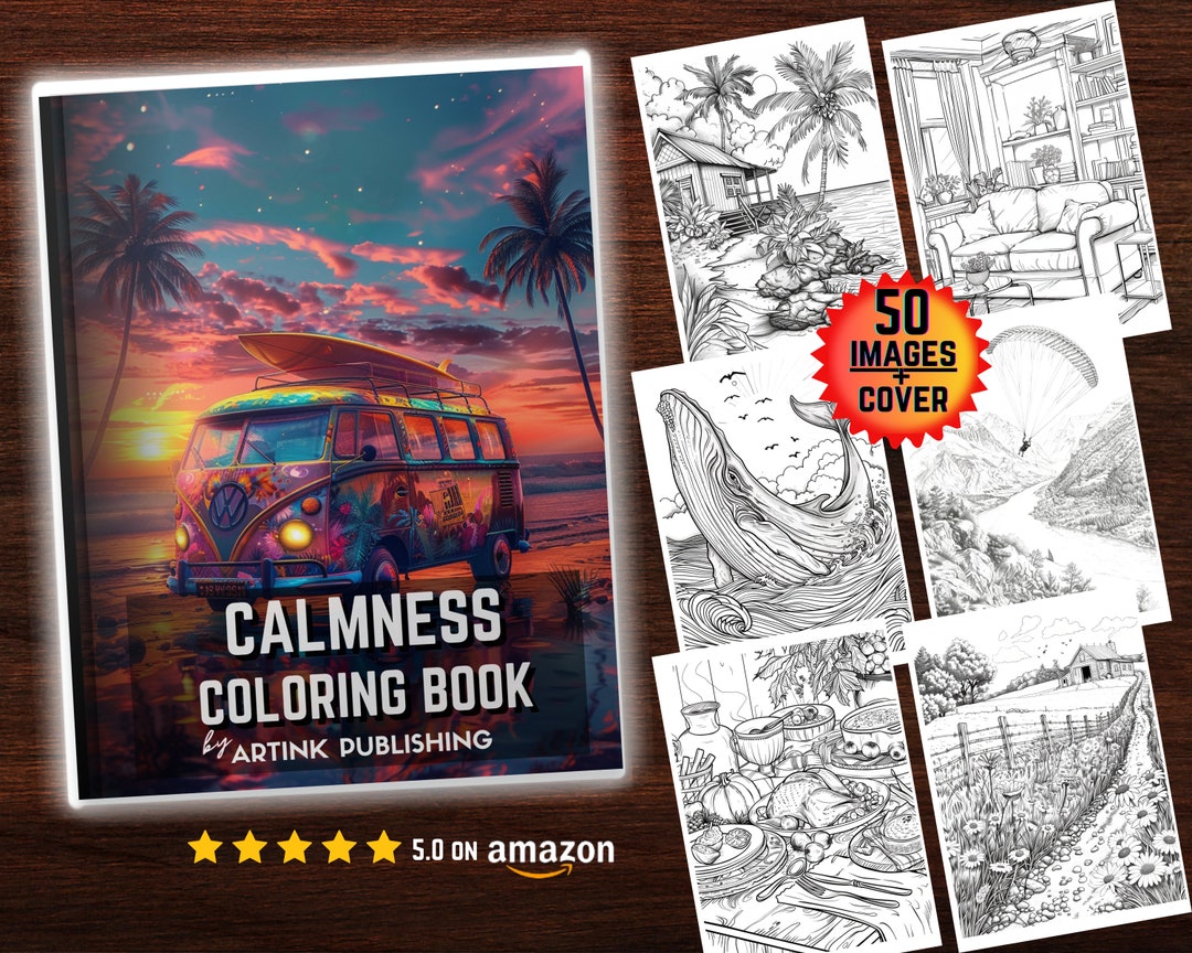 Calmness Coloring Book for Adults & Teens by Artink Publishing for ...