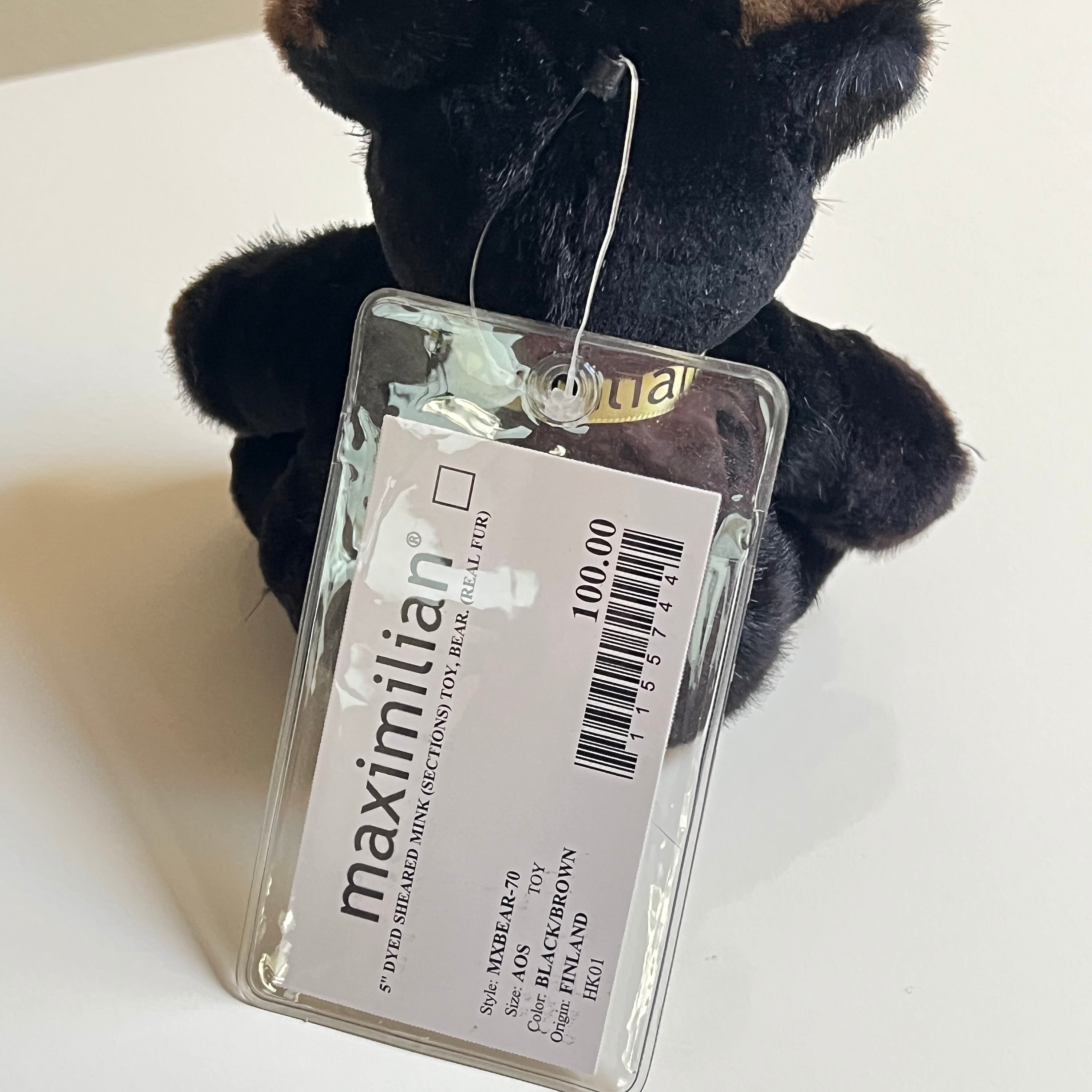 Maximilian 100% Real Mink Teddy Bear - Etsy
