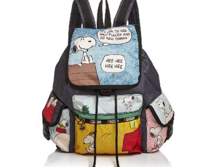 Lesportsac Peanuts Snoopy VOYAGER BACKPACK - Etsy