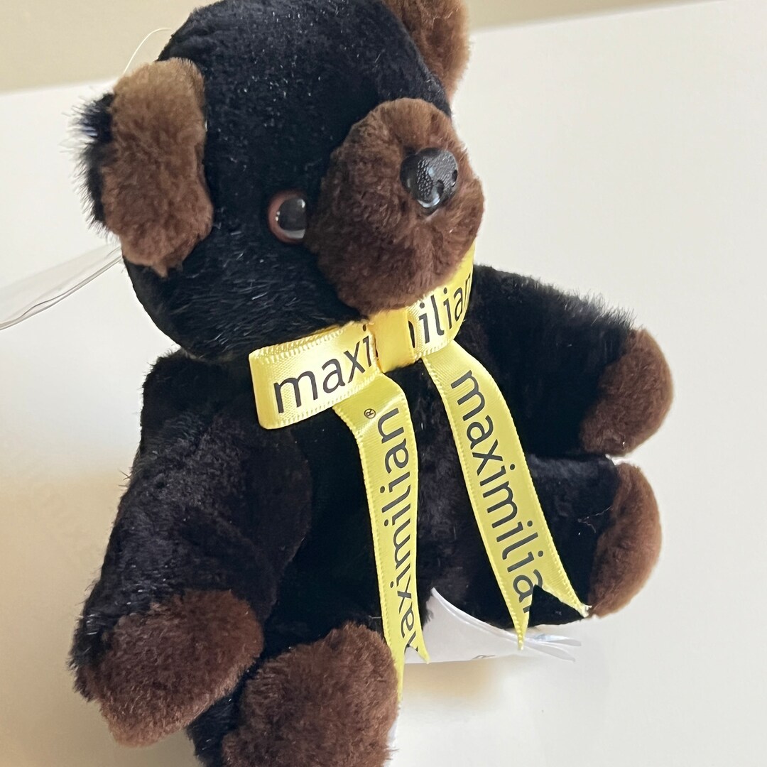 Maximilian 100% Real Mink Teddy Bear - Etsy