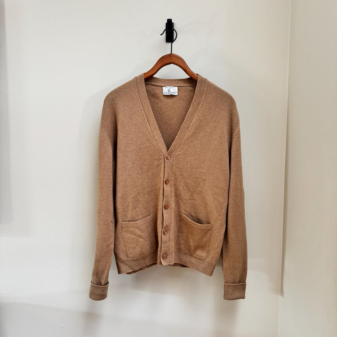 Arnold Bennett X John Laing Vintage Camel Hair Grandpa Cardigan - Etsy