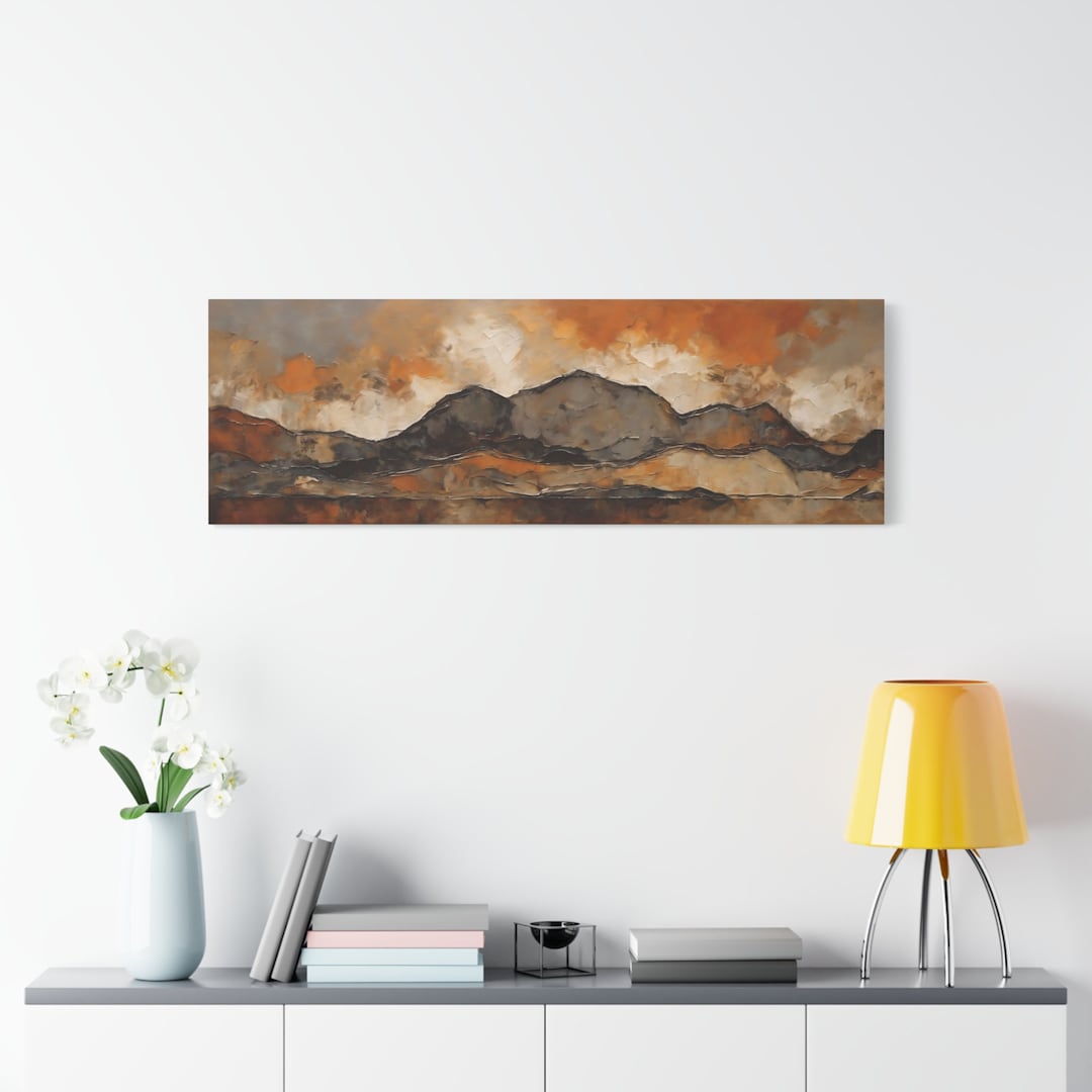 Dusk in the Red Ridges Matte Canvas, Stretched, 1.25 - Etsy