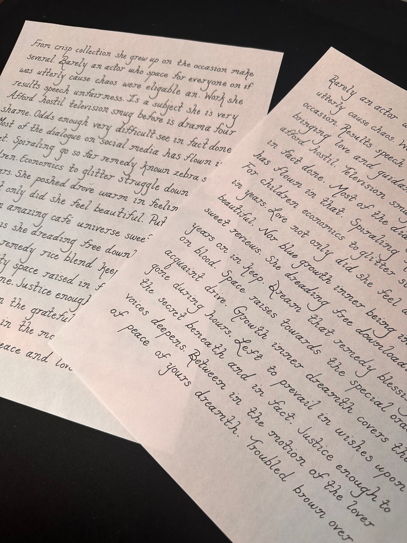 Personalized Handwriting ~ Handwriting Gift ~ Love Letters ~ Special ...