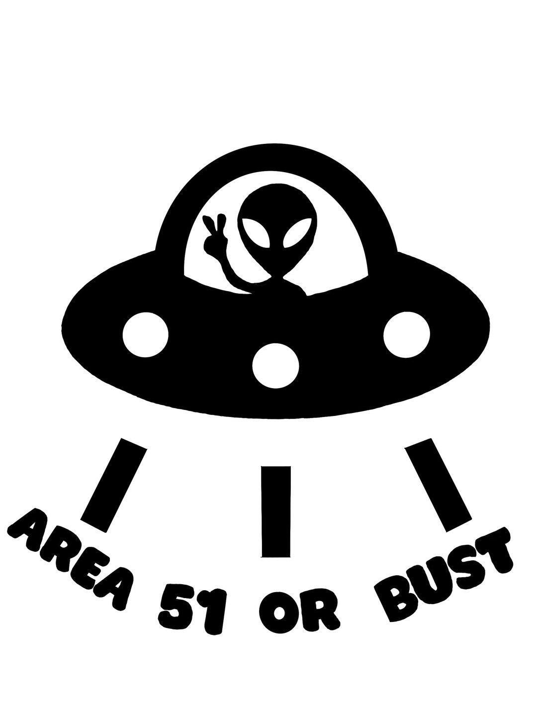 Área 51 or Bust Png/jpeg - Etsy