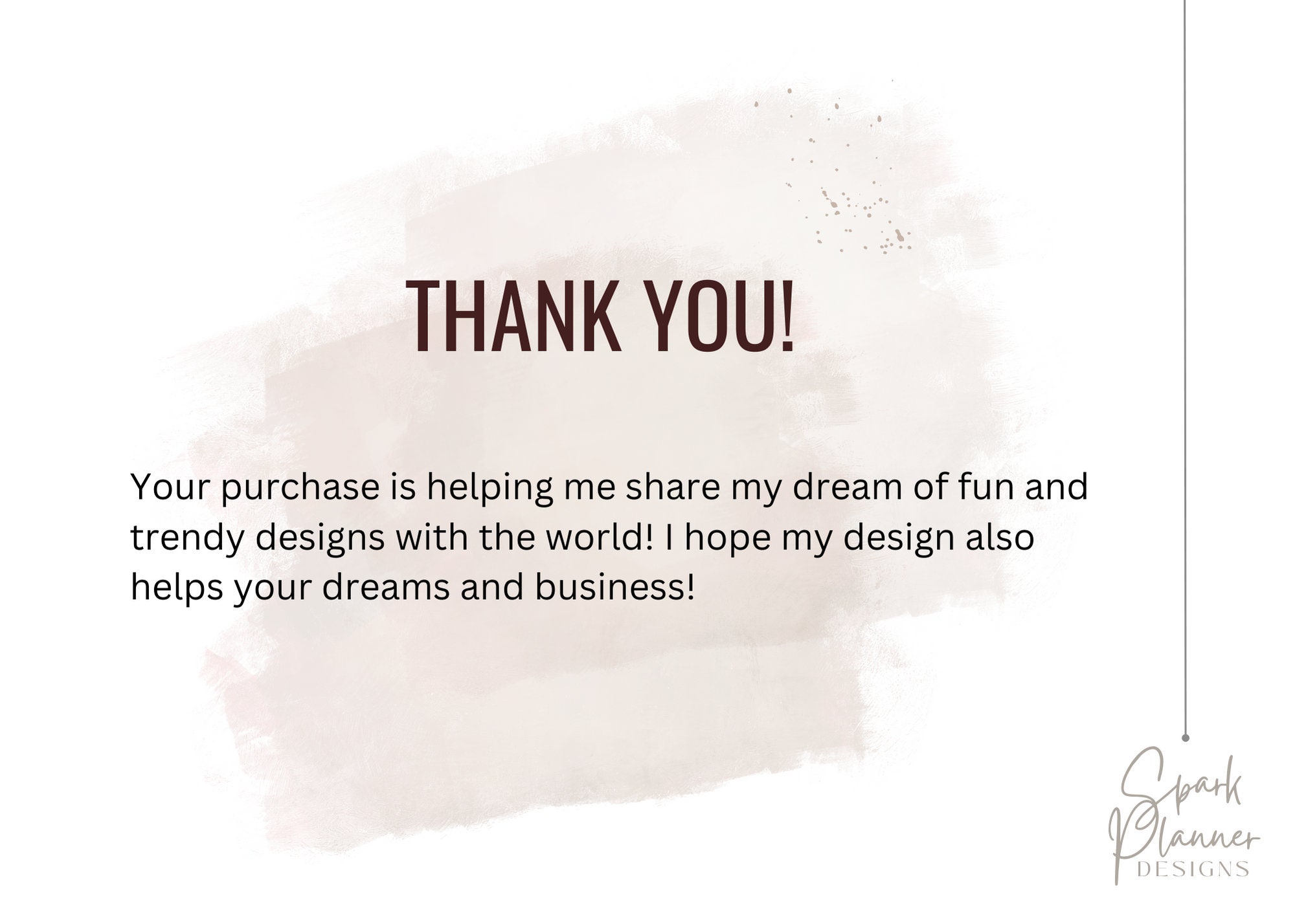 Valentine - Thank You Card - Etsy