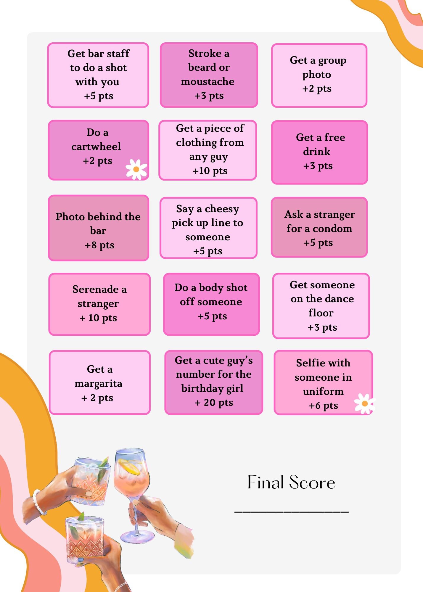 Custom Pub Crawl Template - Etsy