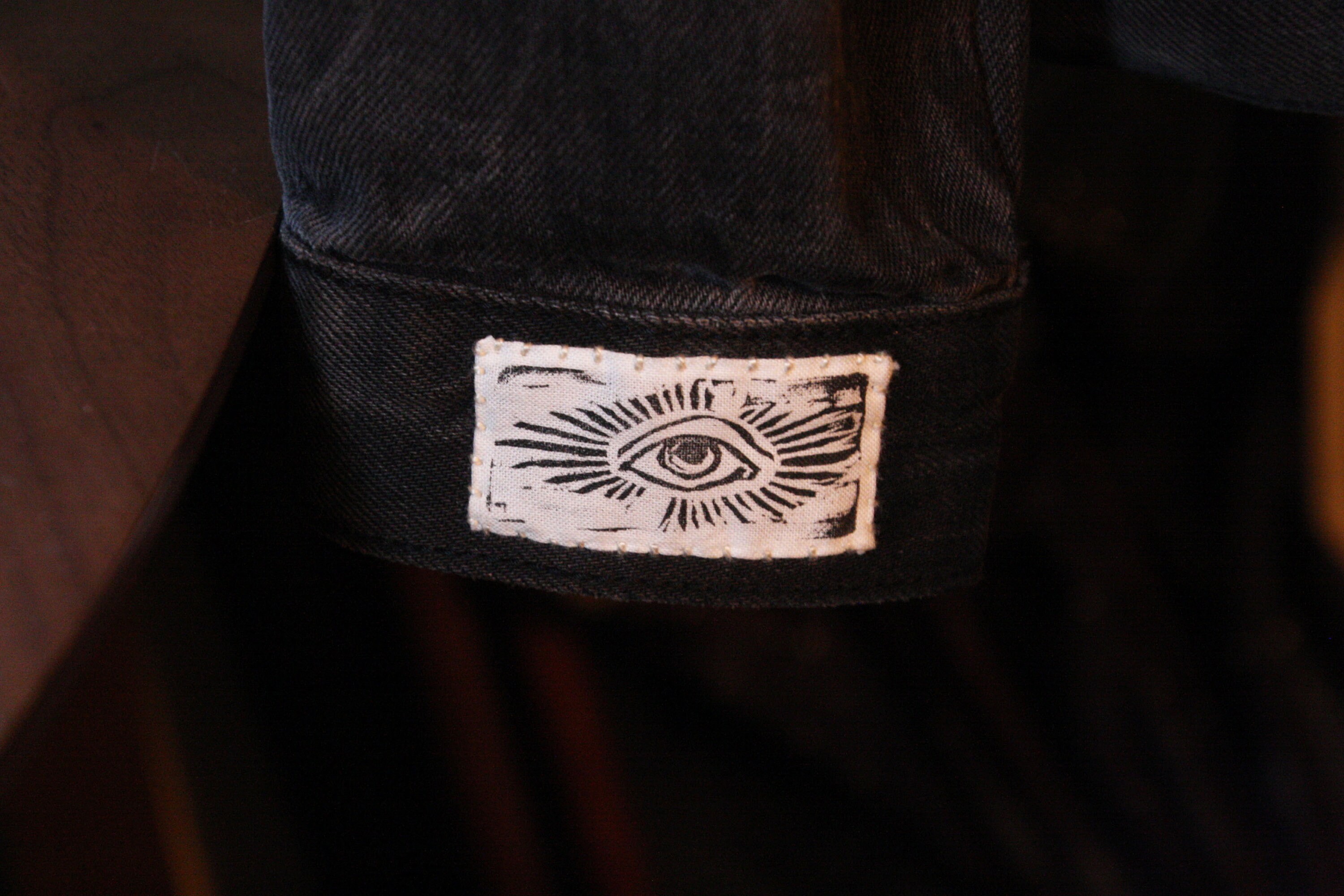 Eye of Alchemy Small Sew on Fabric Lino Printed Eye Patch - Etsy