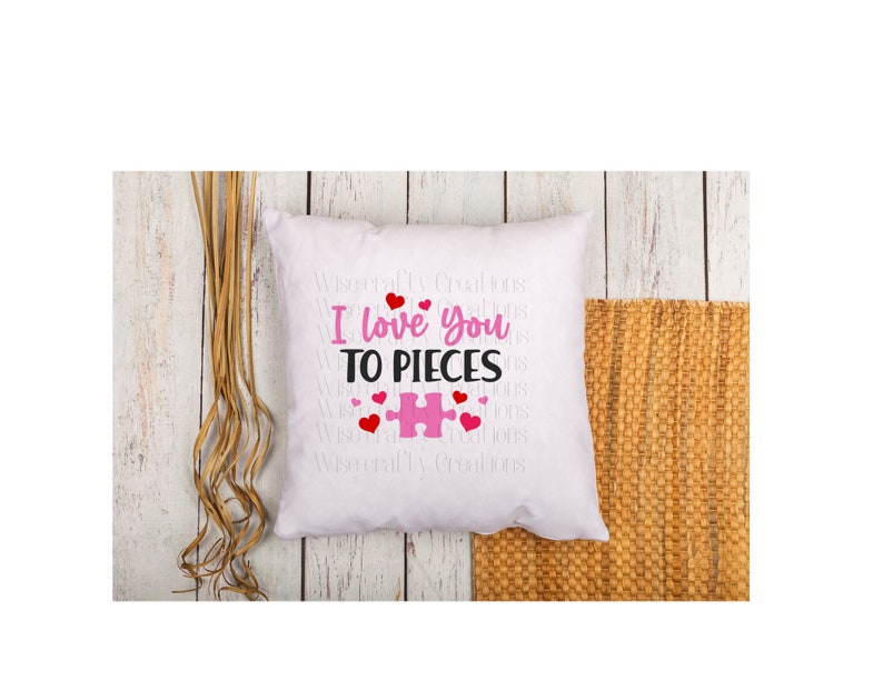 I Love You to Pieces SVG, Valentines Puzzle Cut File (digital Download ...
