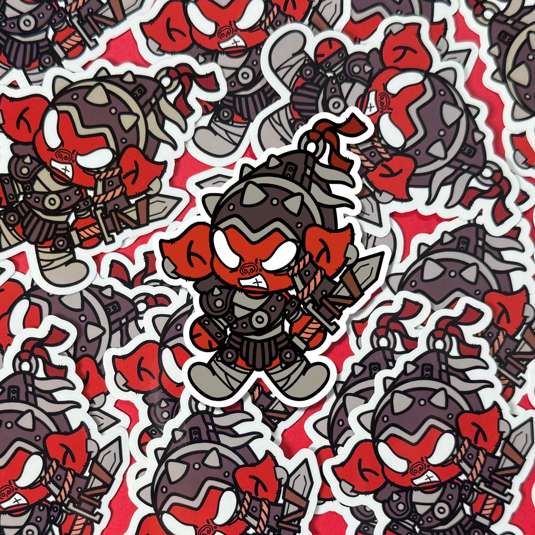 Rograkh Mtg-inspired Decal: Kawaii Kobold Vinyl Sticker - Etsy