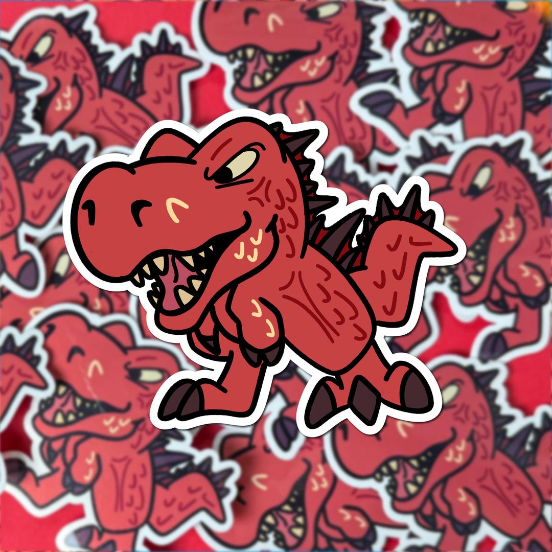 Chibi Etali Sticker: Magic the Gathering Inspired Kawaii Decal - Etsy