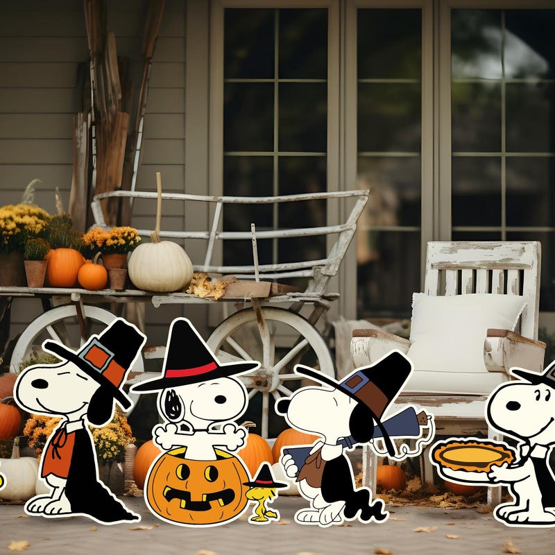 Snoopy Thanksgiving - Etsy