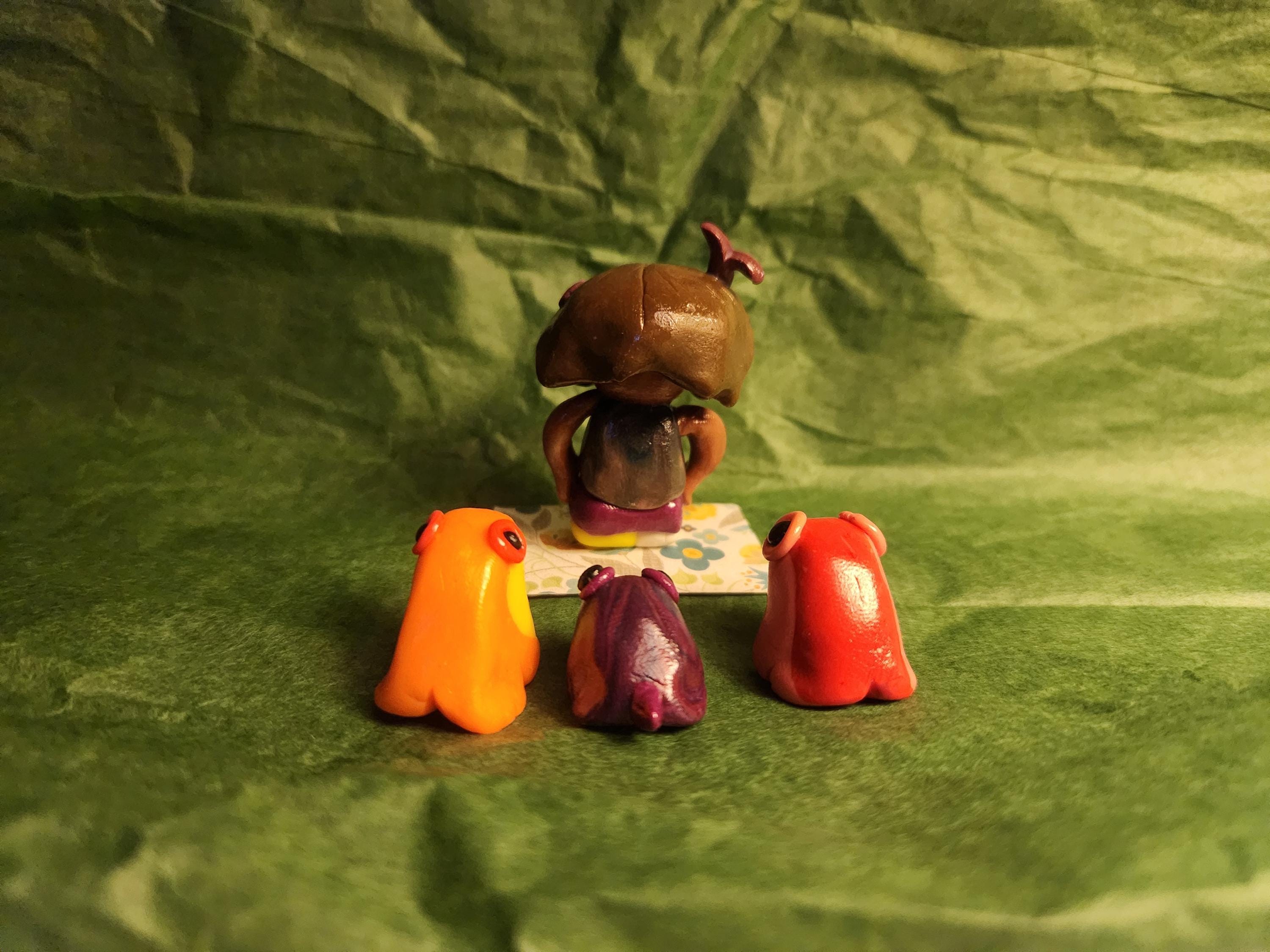 Small Frog Figurines, Amphibia Inspired, Cute, Amphibians, Sprig, Polly ...