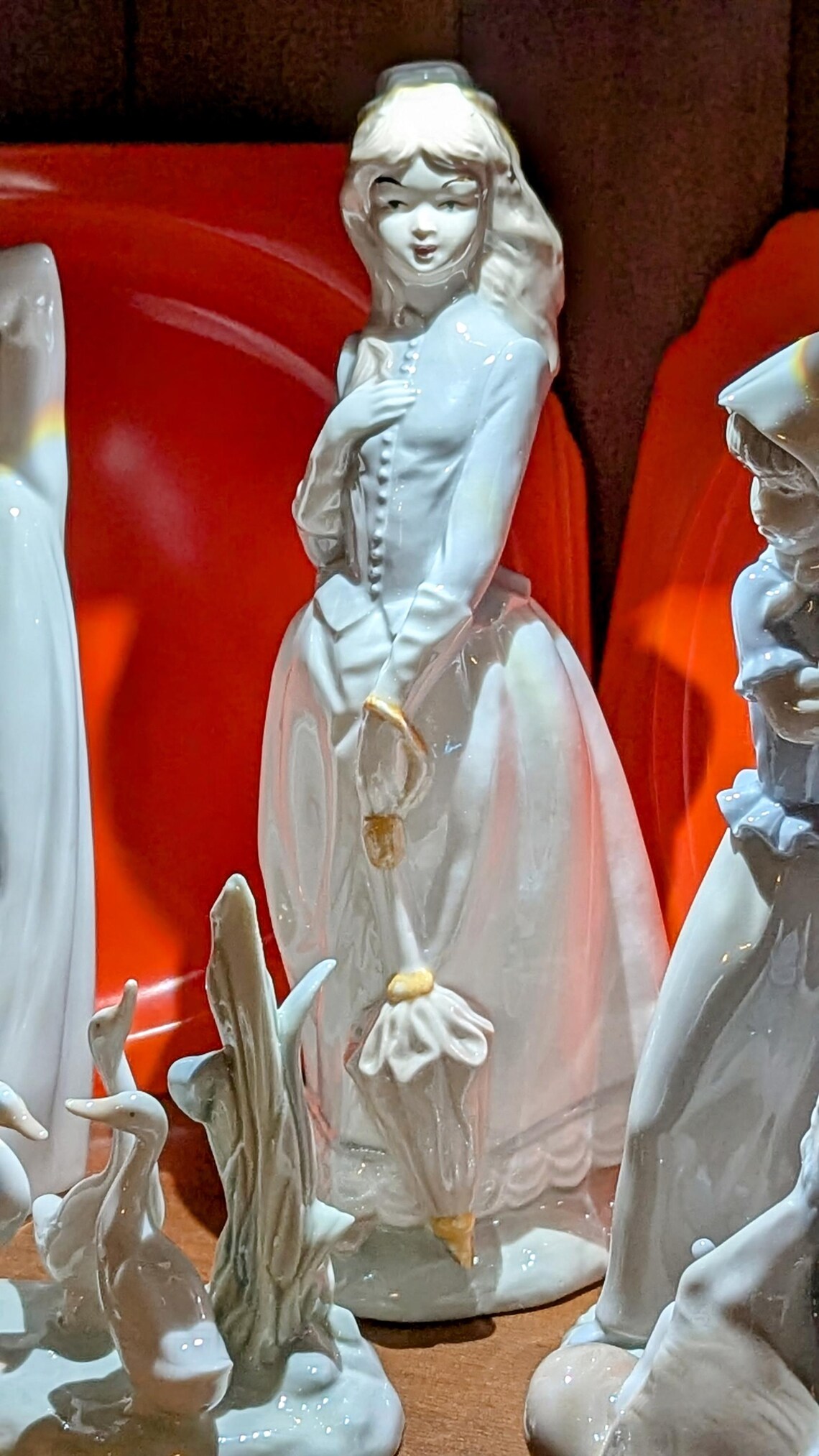 Janbo Porcelain Lady Figurine - Etsy