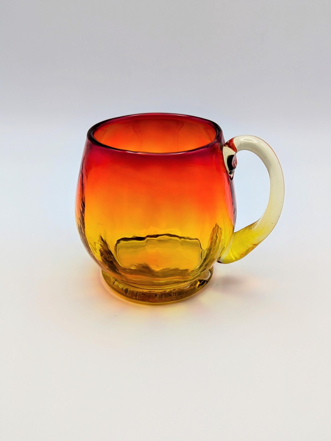 Vintage Amberina Punch Cup - Etsy