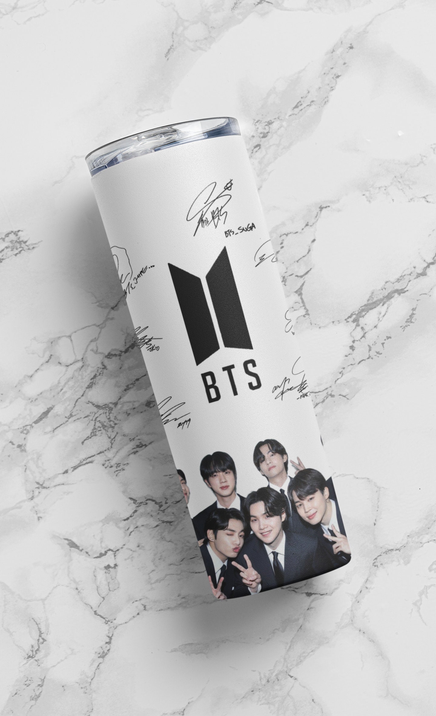 BTS Merch| BTS Skinny Tumbler| Gifts for Army| K Pop Tumbler| 20oz ...