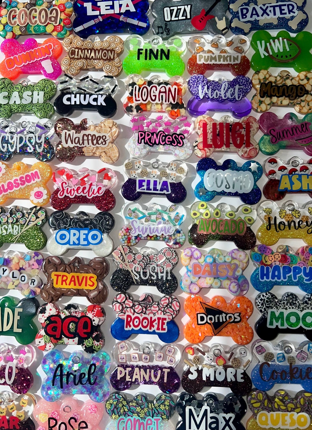 Custom Resin Pet Tags - Etsy