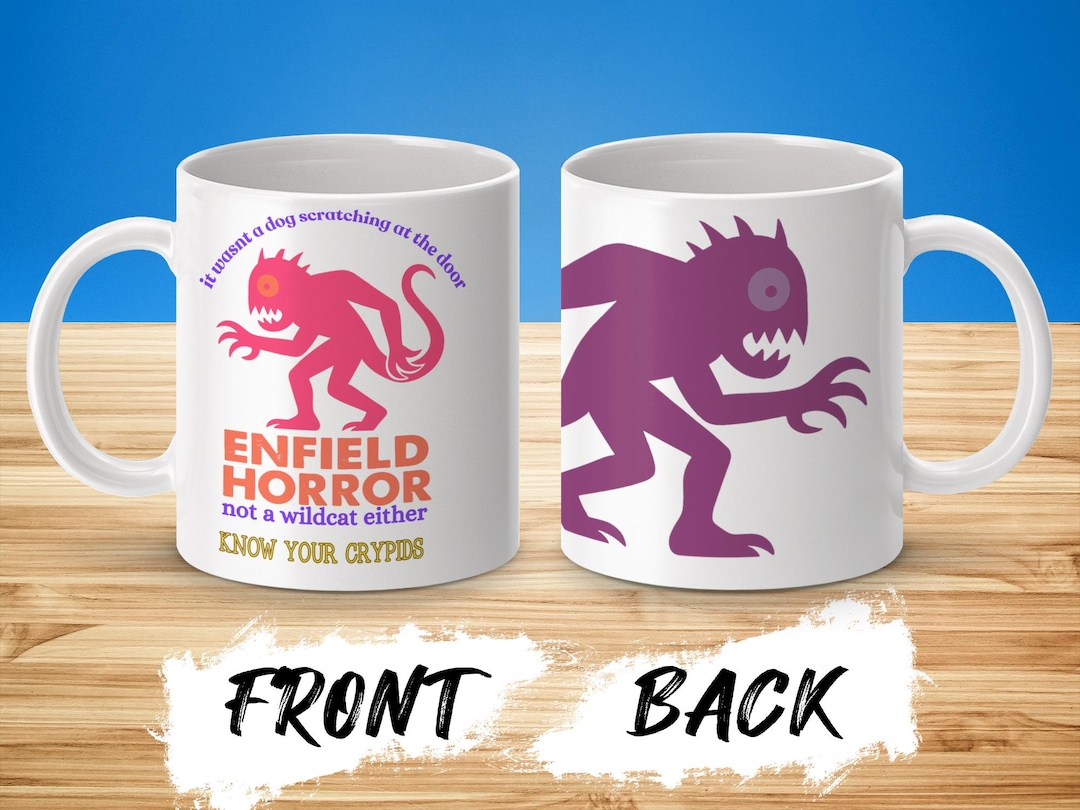 Enfield Horror Mug, Cryptid Collection, Monster Mug - Etsy