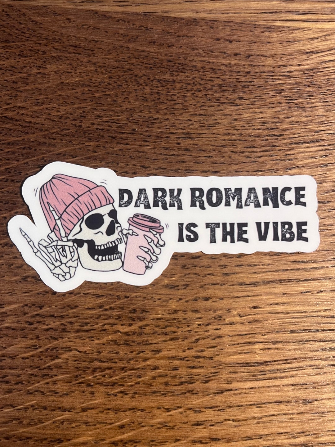 Dark Romance is the Vibe Vinyl Book Sticker| Smut Reader | Gift for ...