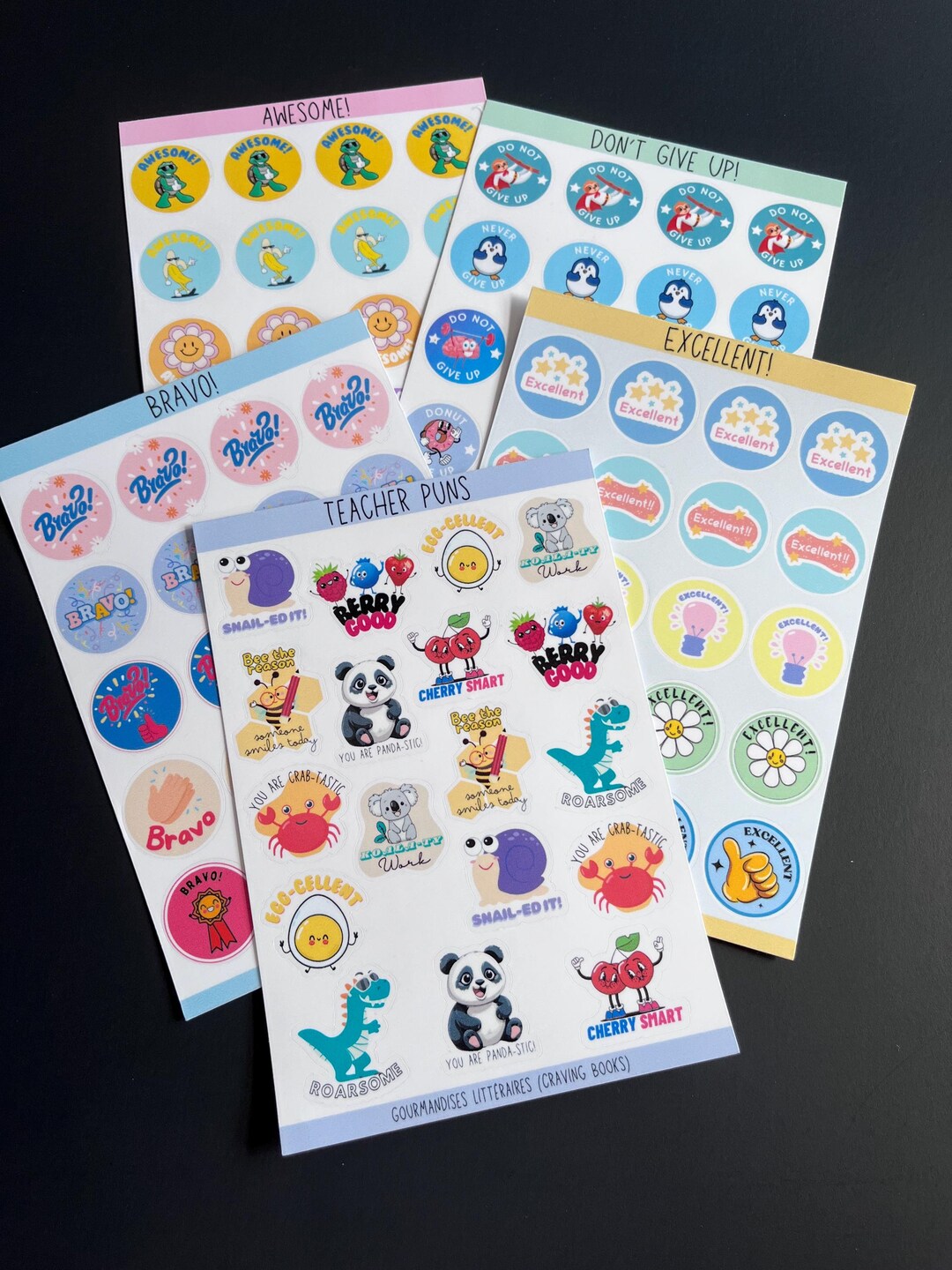 Teacher Stickers | School Rewards | Gift for Teachers | Waterproof ...