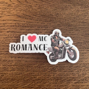 Motorcycle Club Romance Book Vinyl Stickers - Etsy
