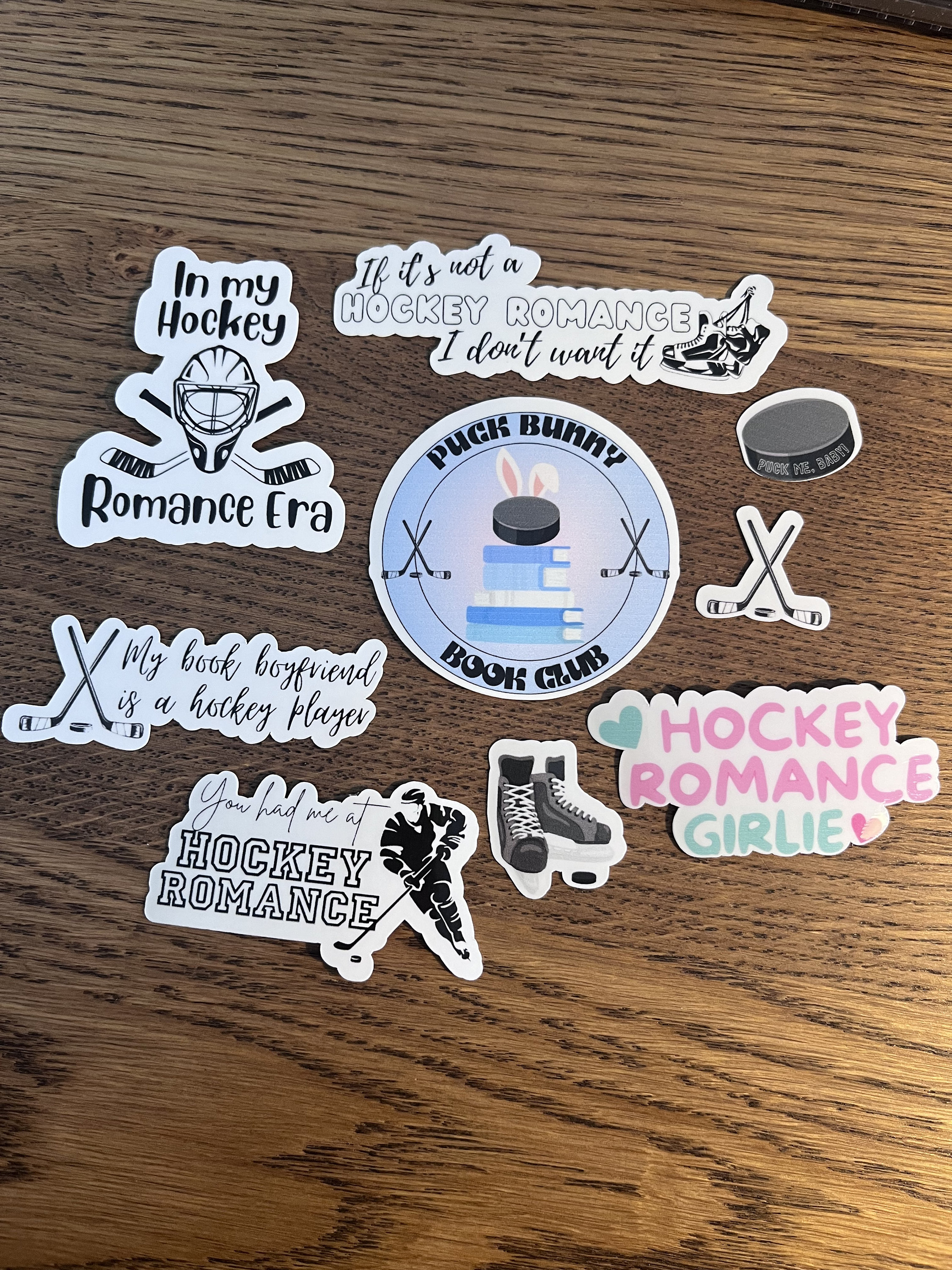 Hockey Romance Vinyl Book Sticker Pack |smut Reader | Gift for Reader ...