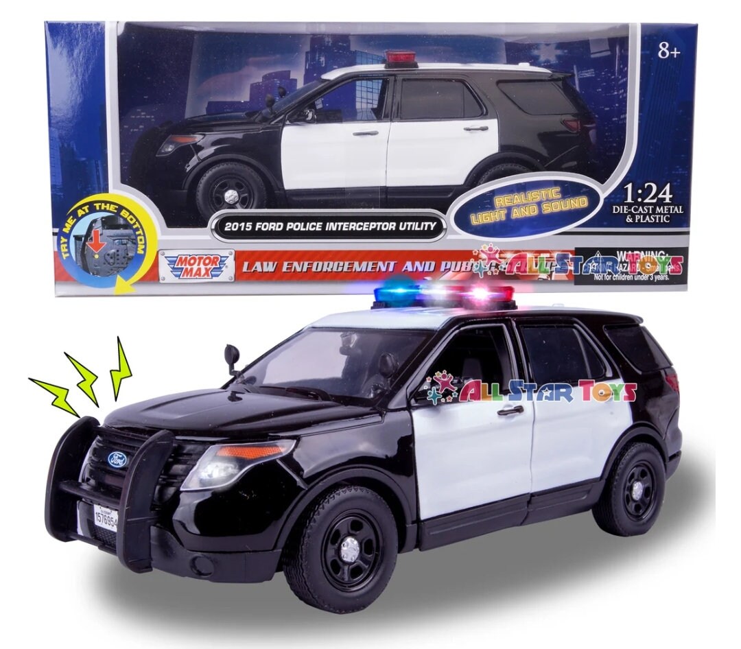 Custom White and Black Police Explorer 2015 Body Style 1:24 Agency ...